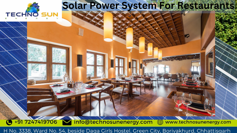 Solar Power System for Restaurants